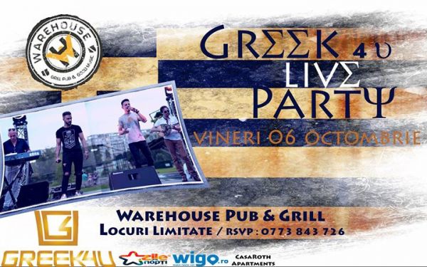 Seara Greceasca // GreeK 4U Live Band - Party - Brasov, Romania